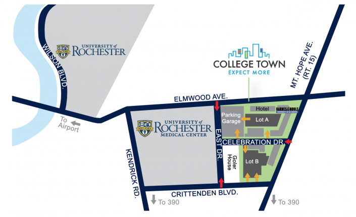 Directions & Parking | College Town